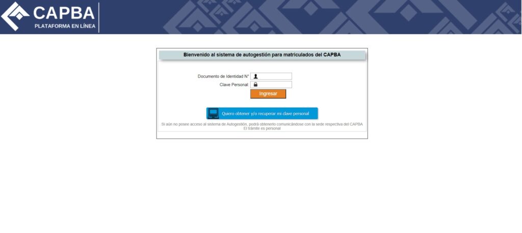 NUEVA PLATAFORMA “CAPBA EN LINEA” – CaubaUno