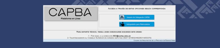 Plataforma CAPBA en línea – CaubaUno